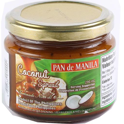 Pan De Manila - Coconut Spread - 290 ML – Sukli - Filipino Grocery Online USA