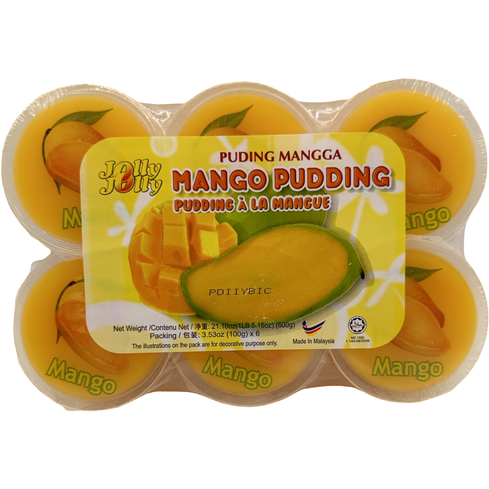 Jolly Jolly - Mango Pudding - (6 pack) - 600 G – Sukli - Filipino ...
