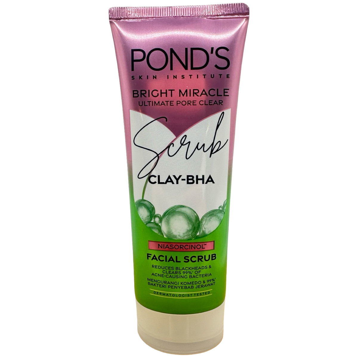 Pond's - Bright Miracle - Facial Scrub - Clay-Bha (Pink) - 100 G ...