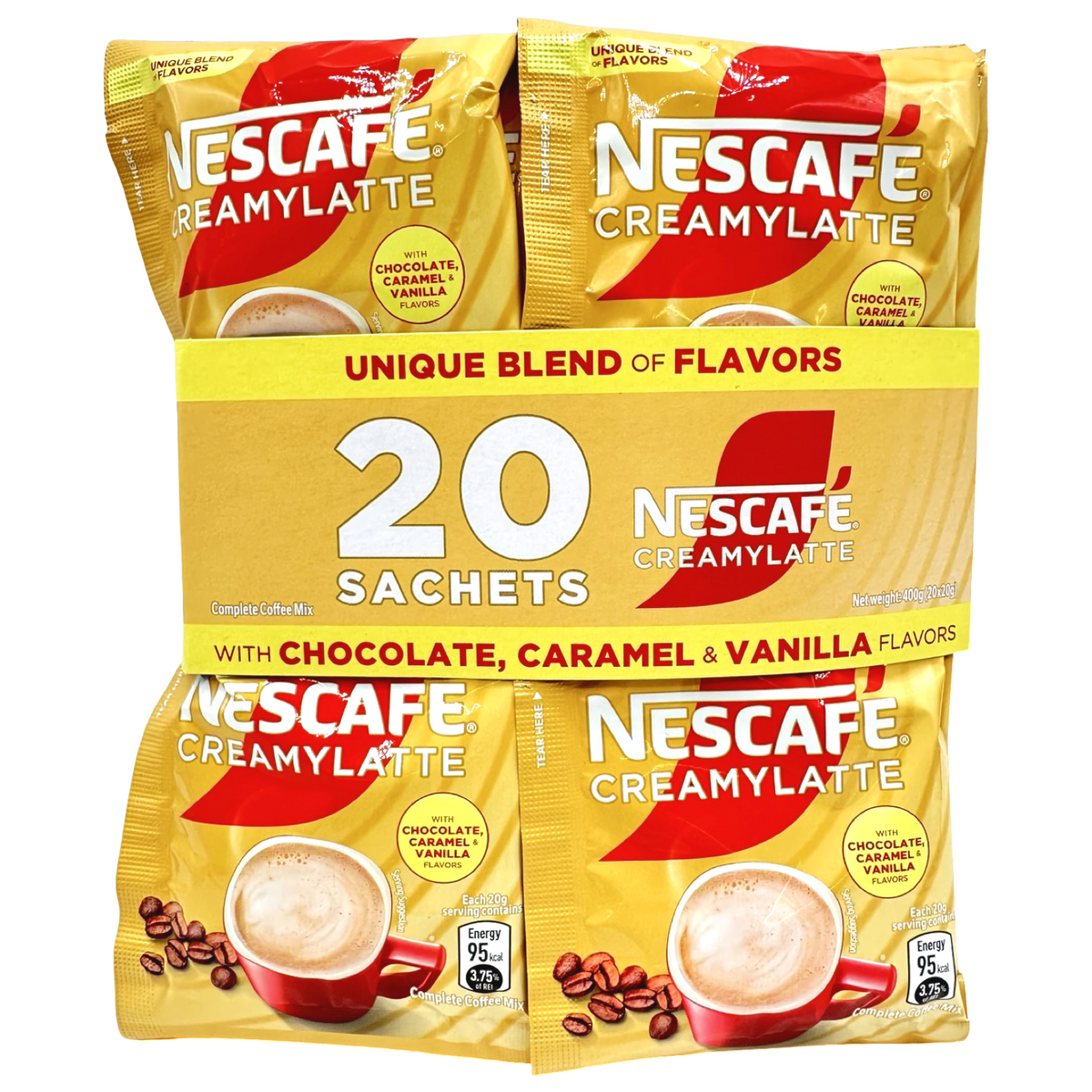Nescafe - Creamy Latte - 20 Pack Sachet Servings - 400 G – Sukli ...
