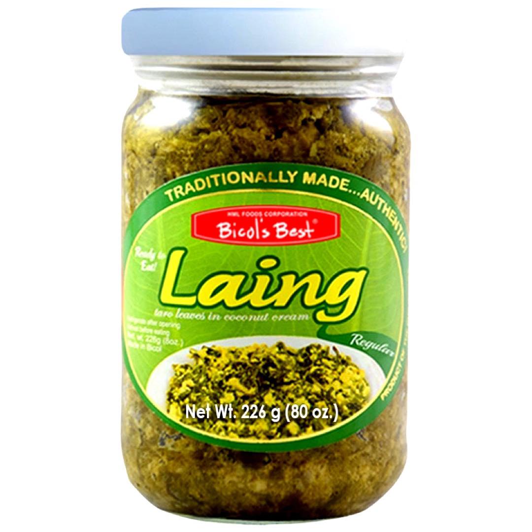 Bicol's Best - Laing - Taro Leaves in Coconut Cream - 226 G – Sukli ...