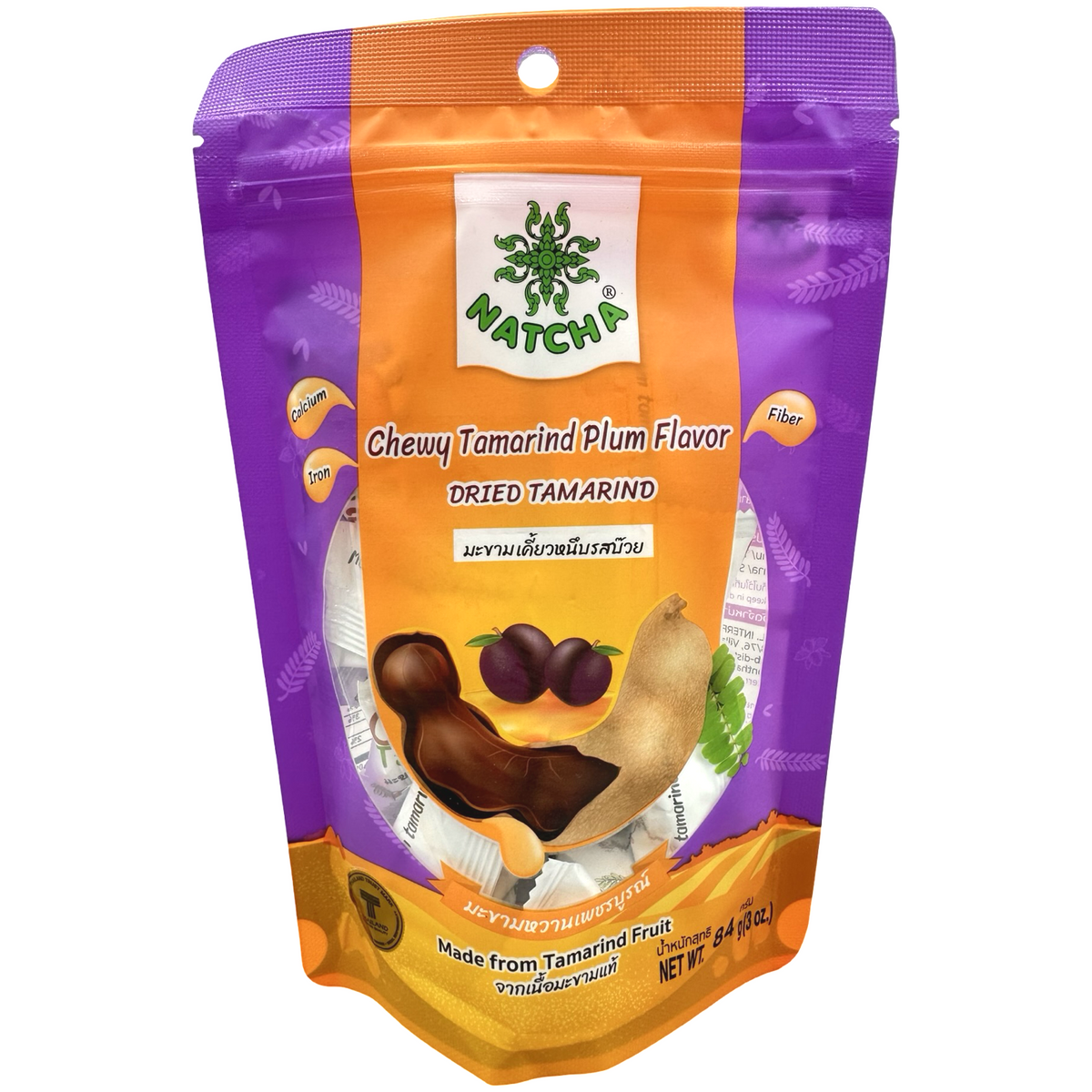 Natcha - Chewy Plum - Tamarind - Candy - 84 G – Sukli - Filipino ...
