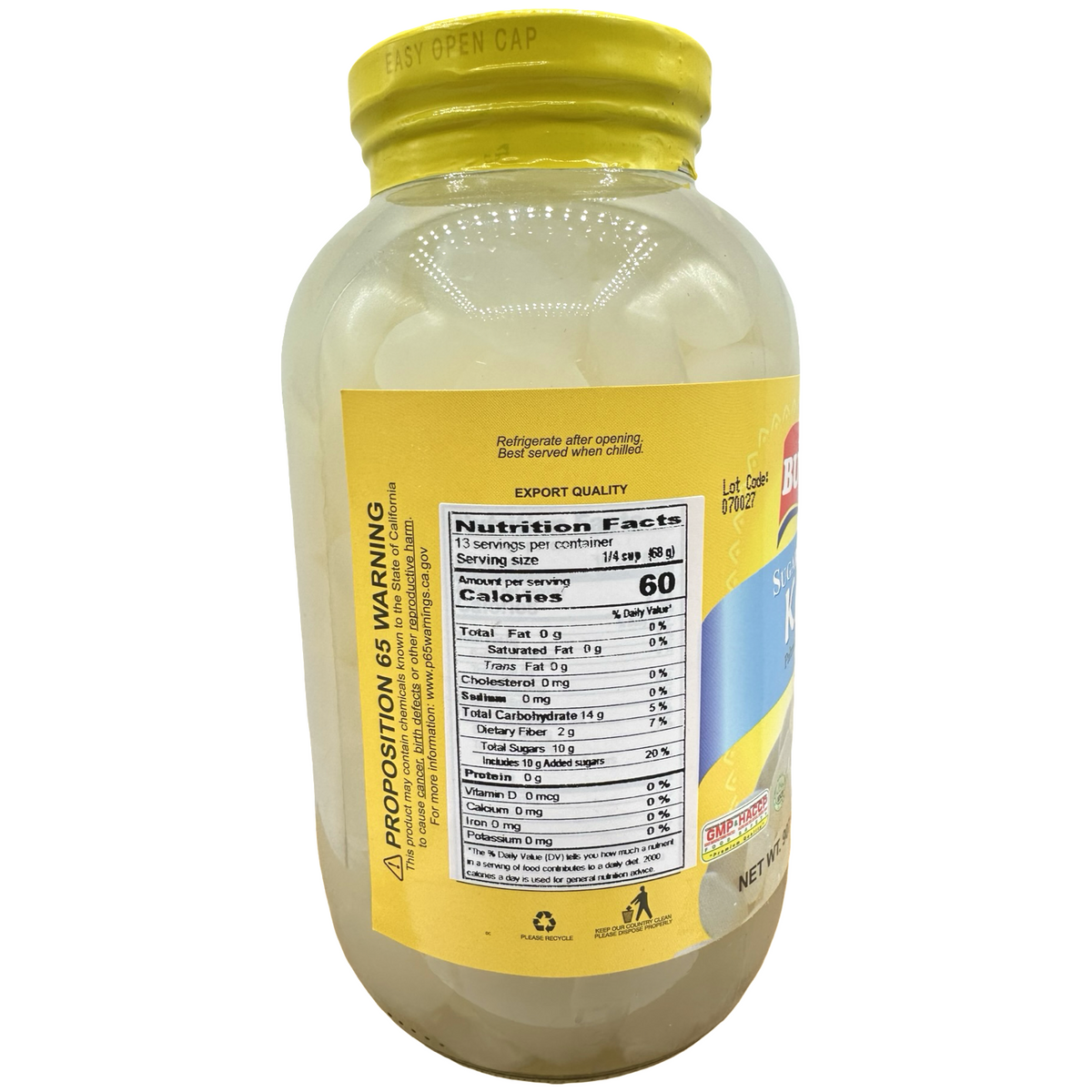 Buenas - Sugar Palm Fruit in Syrup - Kaong - White - 32 OZ – Sukli ...