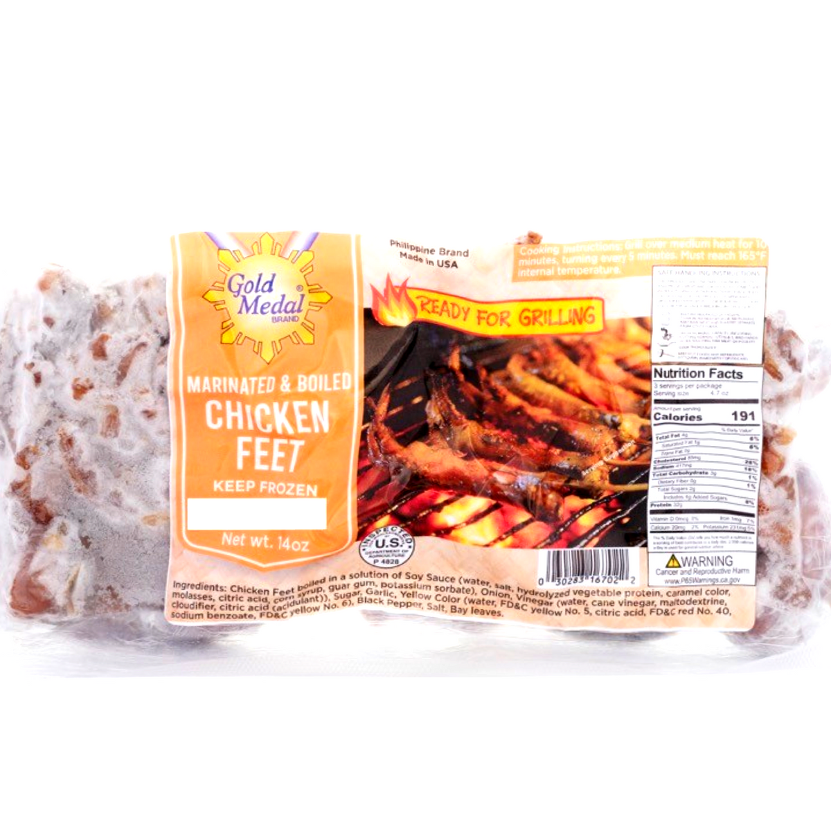Gold Medal - Chicken Feet (Adidas) - Marinated & Boiled - Ready For Gr ...