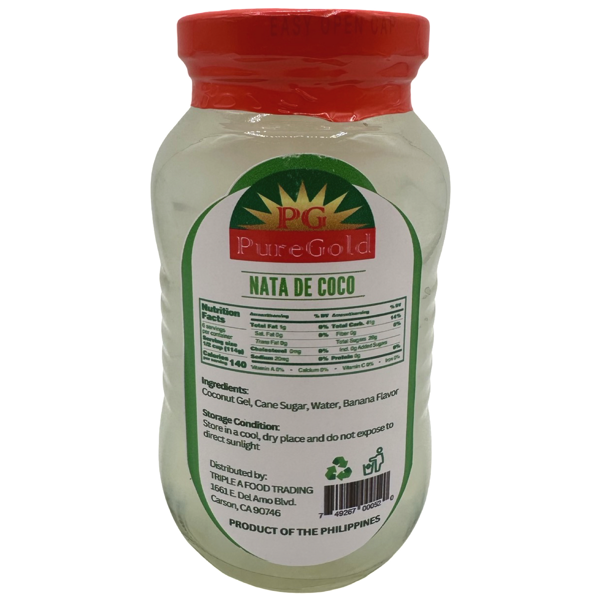 Puregold - Nata De Coco White (Coconut Gel) - 12oz – Sukli - Filipino ...
