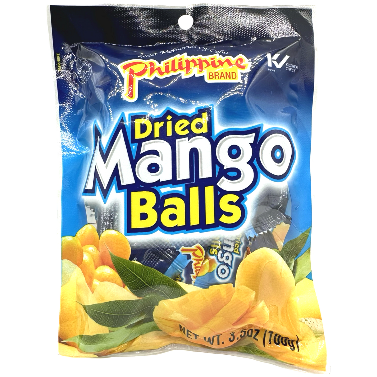 Philippine Brand - Dried Mango Balls - Naturally Delicious - 3.5 OZ ...
