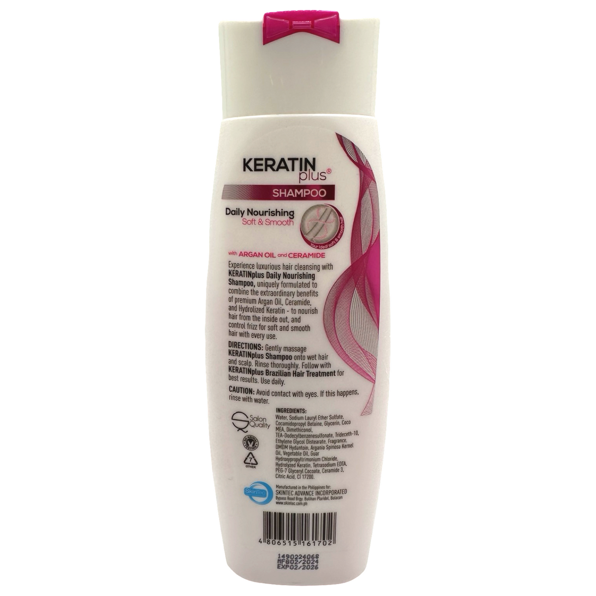 Keratin Plus - Daily Nourishing Shampoo (PINK) - 200 ML – Sukli ...