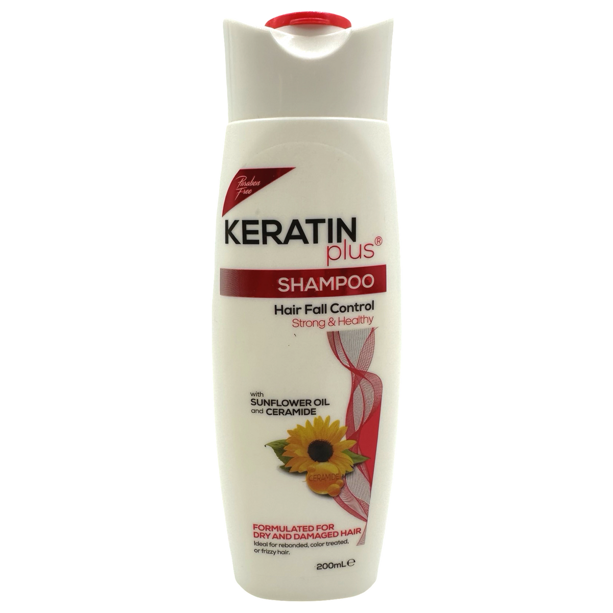 Keratin Plus - Hair Fall Control Shampoo (RED) - 200 ML – Sukli ...