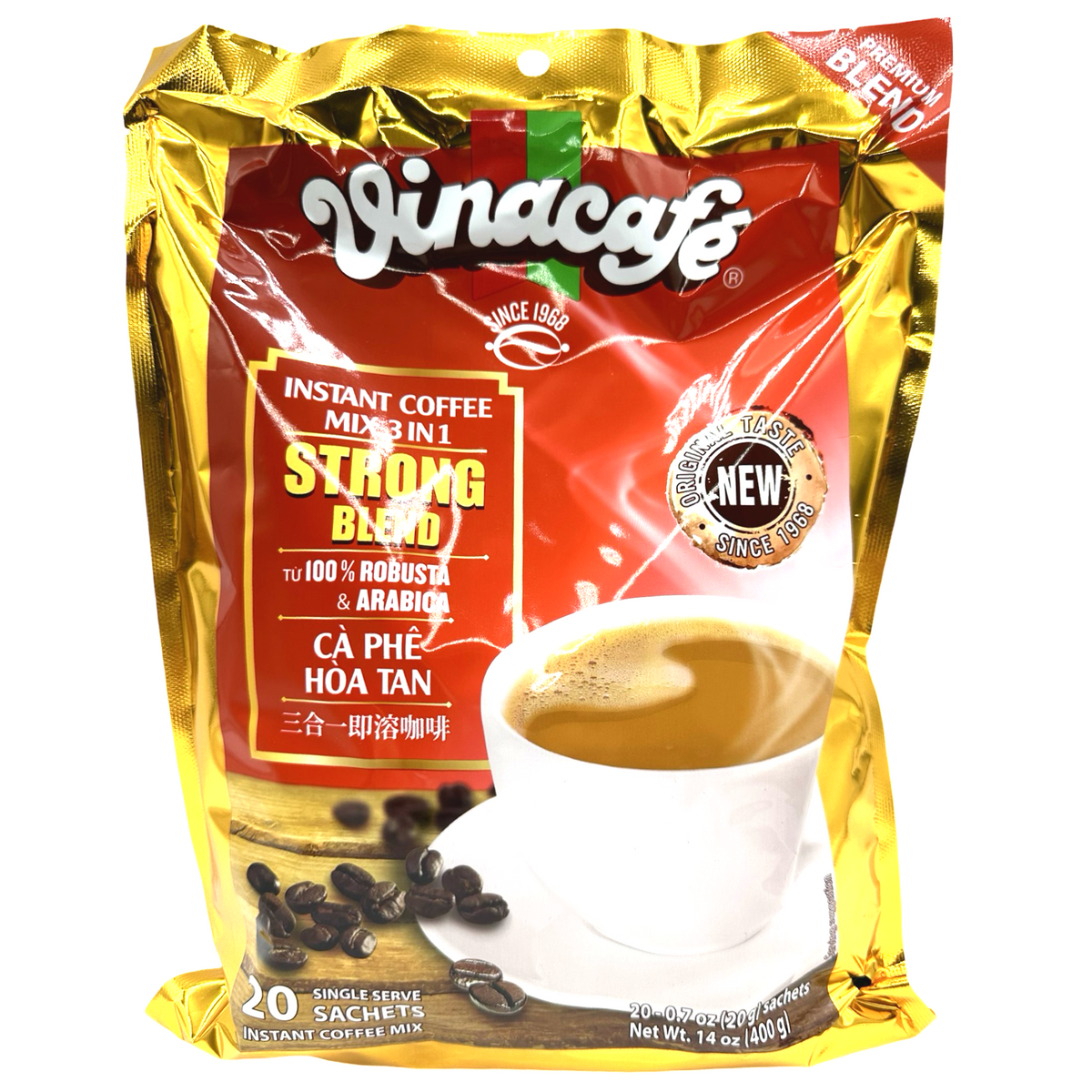 Vinacafe - Instant Coffee Mix 3 in 1 - Strong Blend - 400 G – Sukli ...