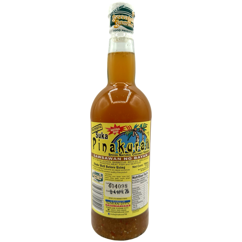 Suka Pinakurat - Spiced Natural Coconut Vinegar – Sukli - Filipino ...