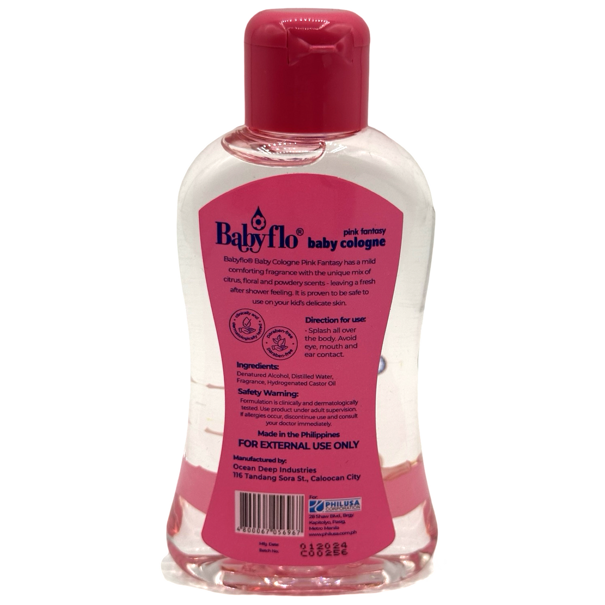 Babyflo - Baby Cologne - Pink Fantasy (PINK) - 100 ML – Sukli ...