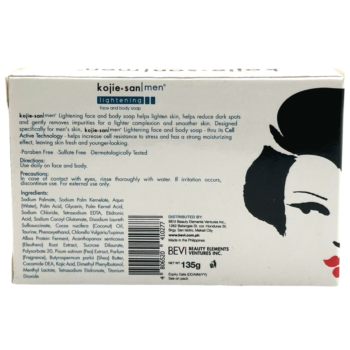 Face and body Soap for MEN - 135 G – Sukli - Filipino Grocery Online USA