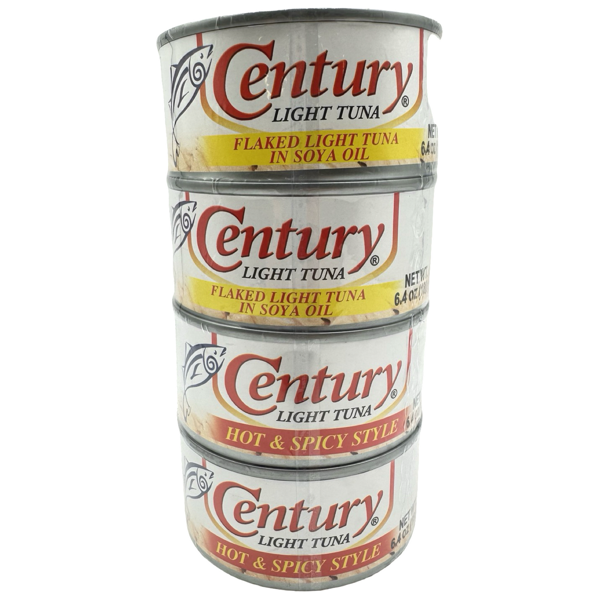 Century Tuna - Value Pack - (2) Flakes in Oil (2) Hot & Spicy - 720 G ...