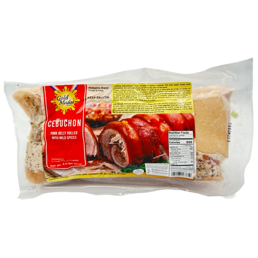 Gold Medal - Cebuchon - Pork Belly Rolled with Mild Spices - 4 LBS ...