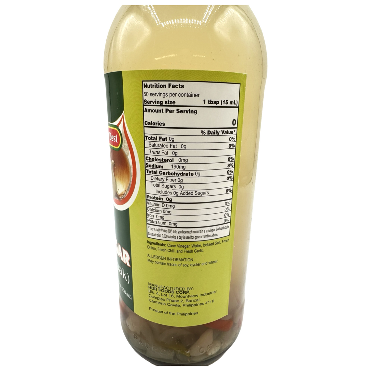 Mother's Best - Spiced Vinegar (Sinamak) - 750 ML – Sukli - Filipino ...