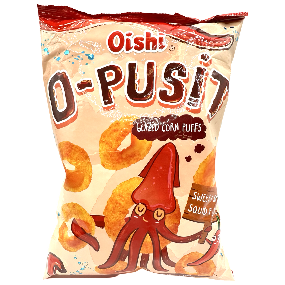Oishi - Pusit Glazed - Corn Puffs - 80 G – Sukli - Filipino Grocery ...