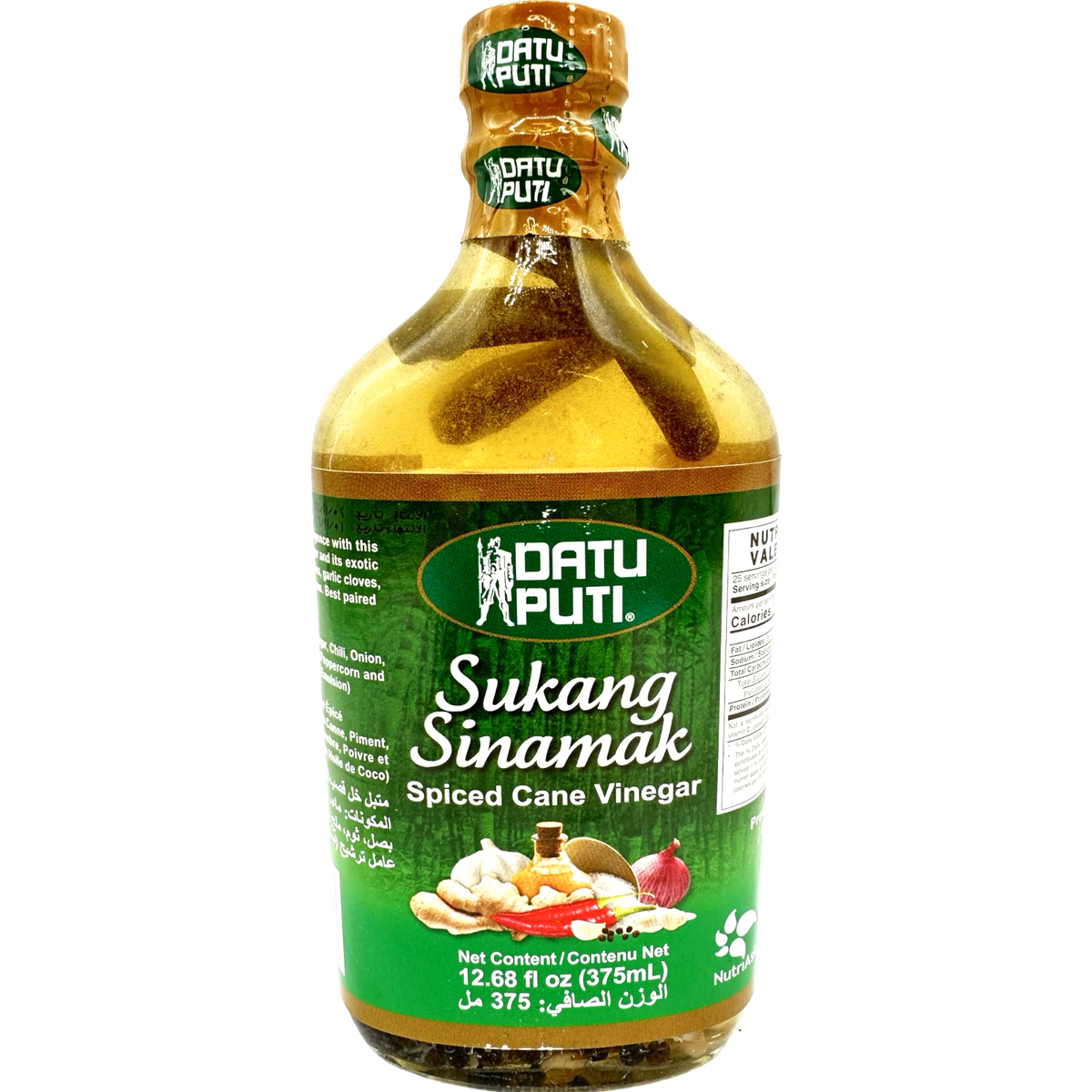 Datu Puti - Sukang Sinamak - 375 ML – Sukli - Filipino Grocery Online USA