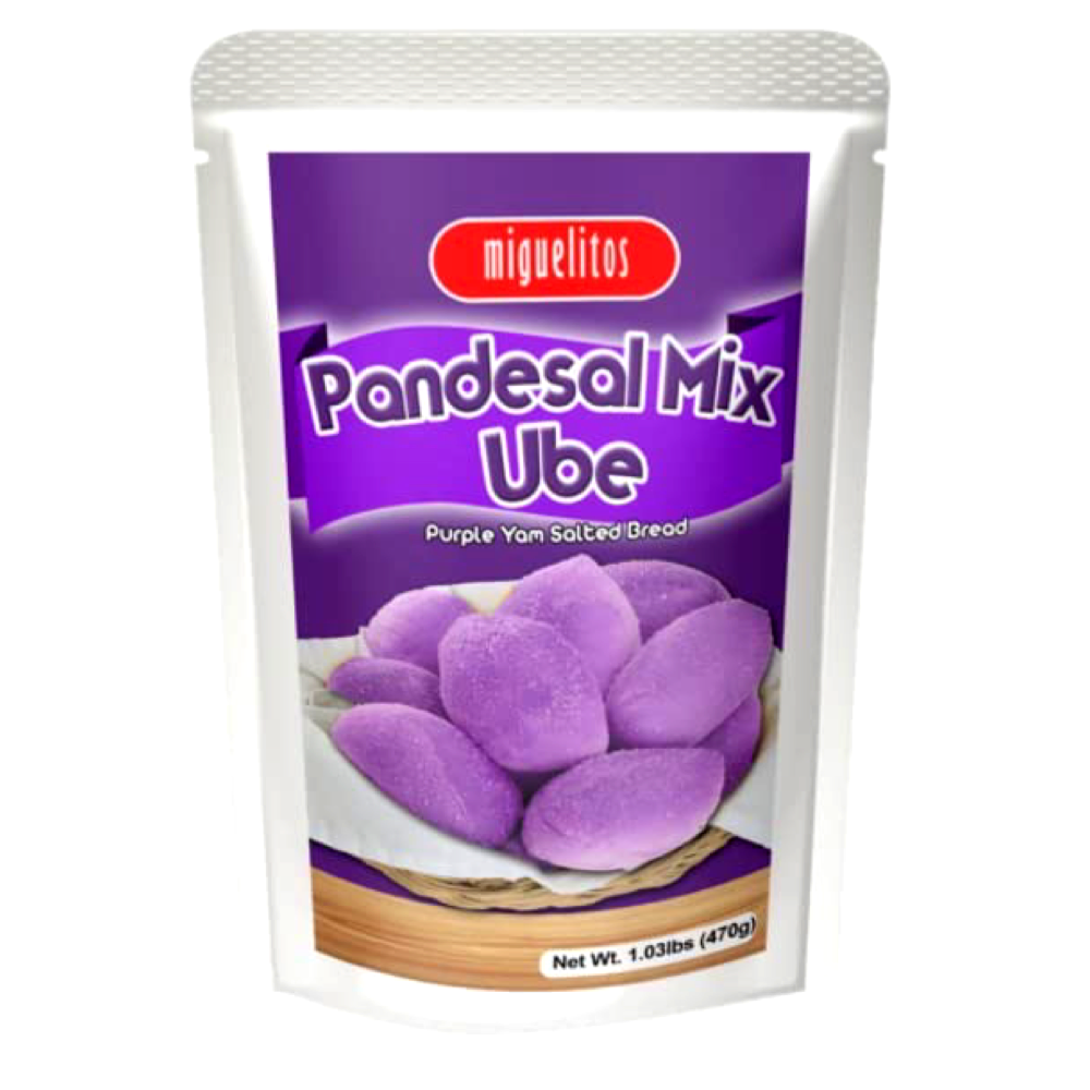 Miguelitos - Pandesal Mix UBE - Purple Yam Salted Bread - 470 G – Sukli ...