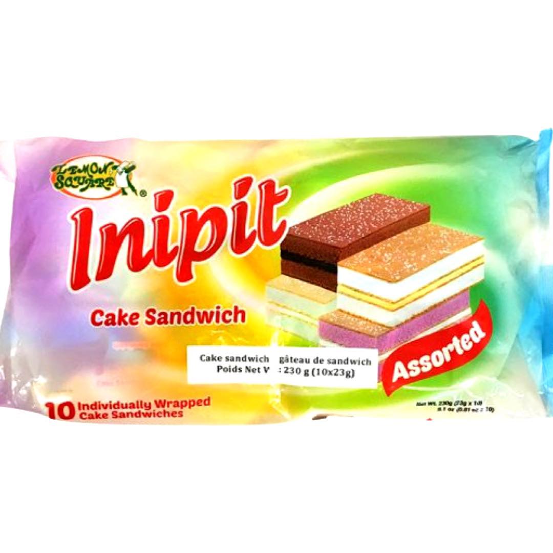 Lemon Square - Inipit - Cake Sandwich - Assorted - Leche Flan, Tsokola ...