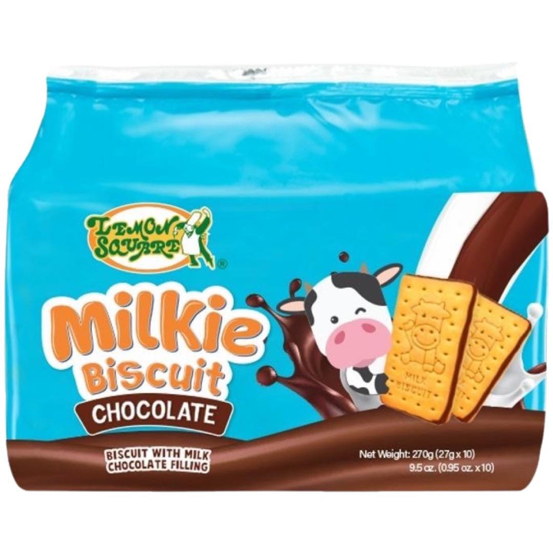 Lemon Square - Milkie Biscuit Chocolate - Biscuit with Milk Chocolate ...