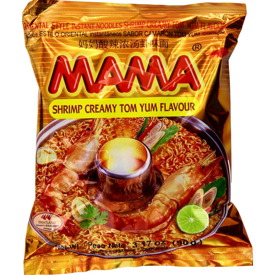 Mama - Shrimp Creamy Tom Yum Flavor - 90 G – Sukli - Filipino Grocery ...