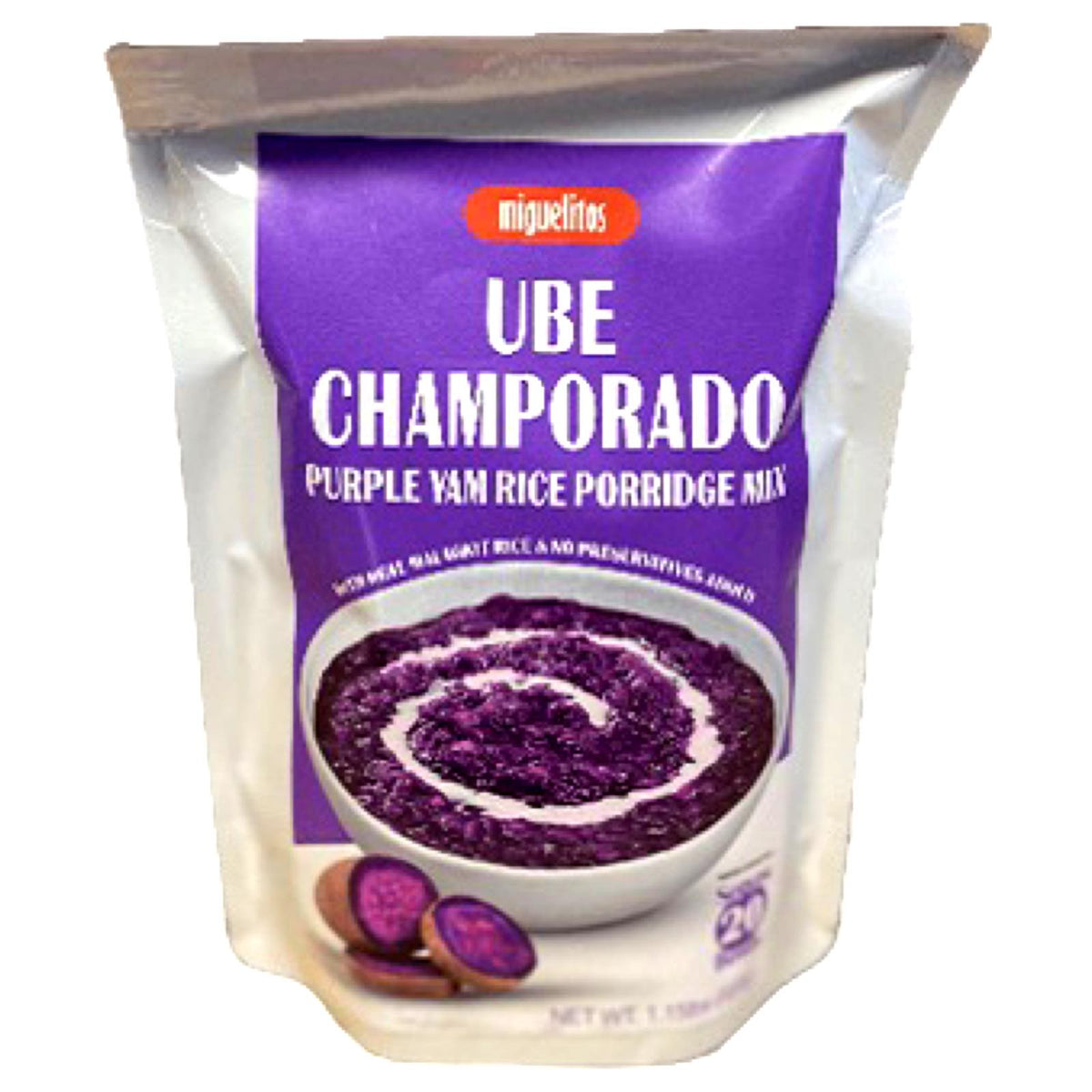 Miguelitos - UBE Champorado - Purple Yam Rice Porridge Mix - 500 G ...
