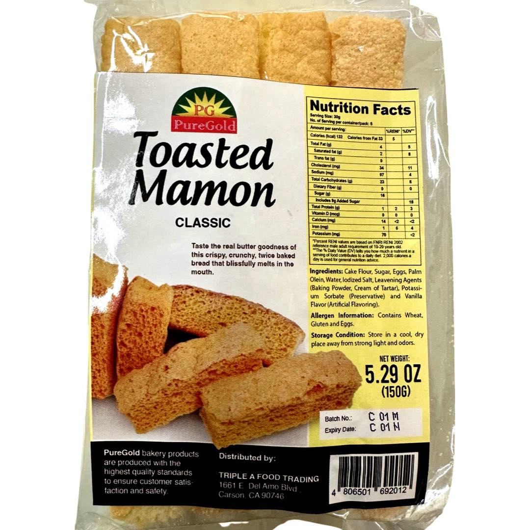 PureGold - Toasted Mamon Classic - 150 G – Sukli - Filipino Grocery ...