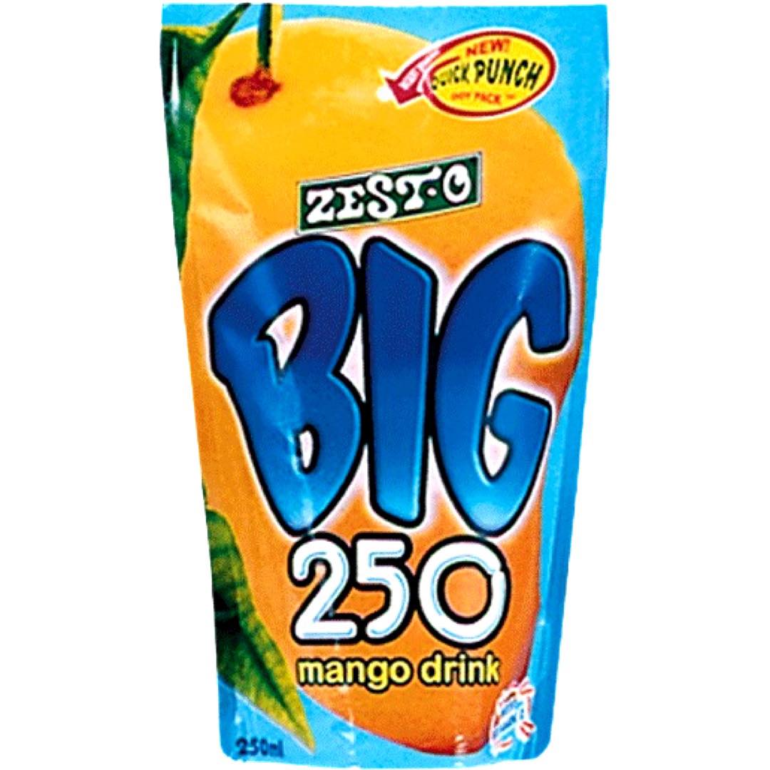 Zest-O - BIG 250 - Mango Drink - 250 ML – Sukli - Filipino Grocery ...