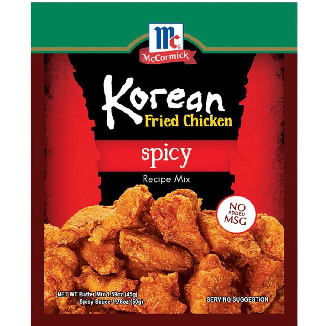 McCormick - Korean Fried Chicken - Spicy Recipe Mix - 95 G – Sukli ...