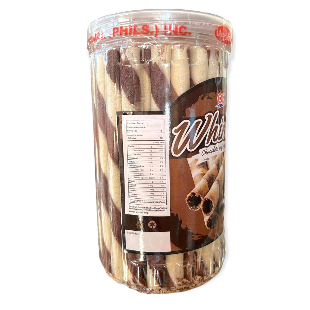 OK - Whimsy - Chocolate Wafer Sticks - 380 G – Sukli - Filipino Grocery ...