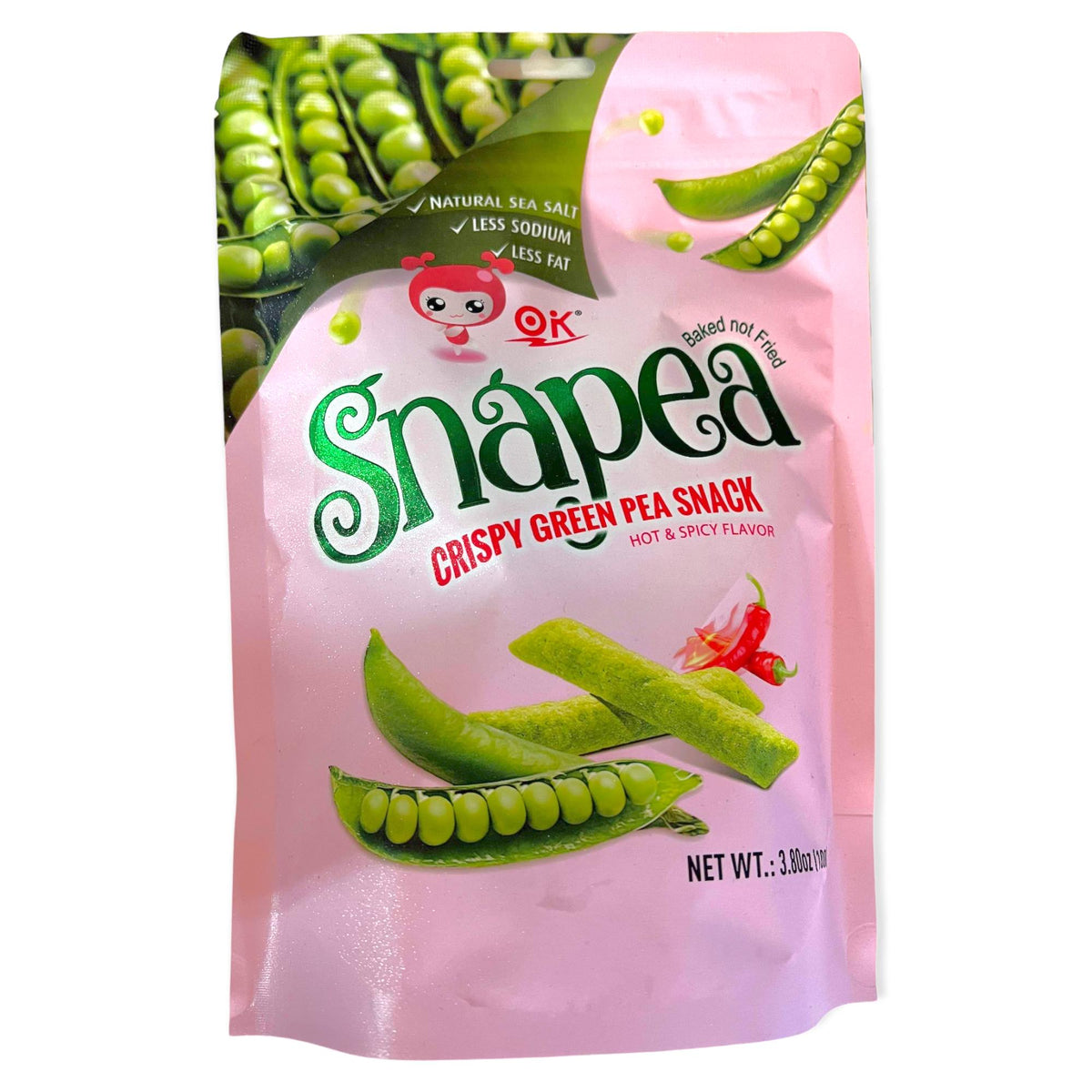 OK - Snapea - Crispy Green Pea Snack - Hot & Spicy - 108 G – Sukli ...