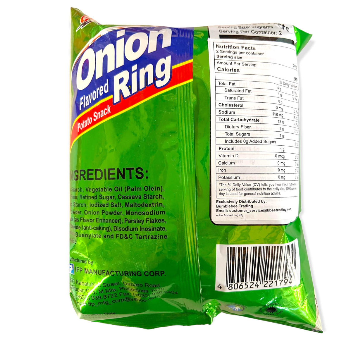 OK - Onion Flavored Rings - Potato Snack - 40 G – Sukli - Filipino ...