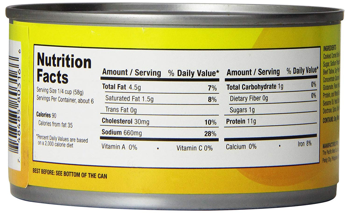 Argentina Corned Beef (Long Shreds) YELLOW - 12 OZ – Sukli - Filipino ...