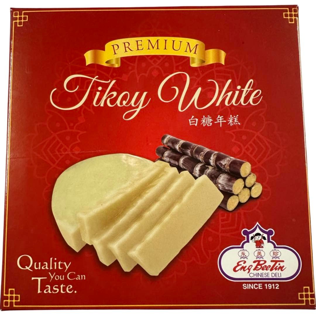 Eng Bee Tin - Tikoy - WHITE - Glutinous Rice Cake - Regular - 21.16 OZ ...