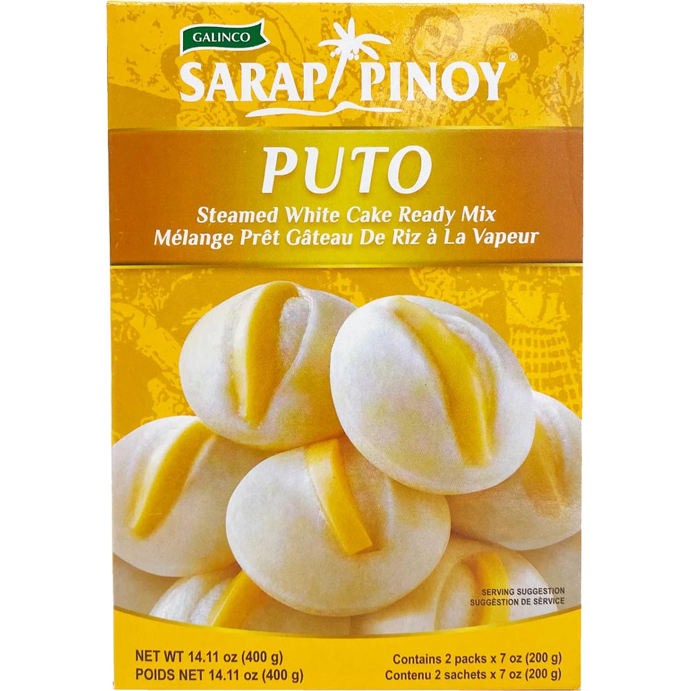 Galinco - Sarap Pinoy - Puto - Steamed White Cake Ready Mix - 400 G ...