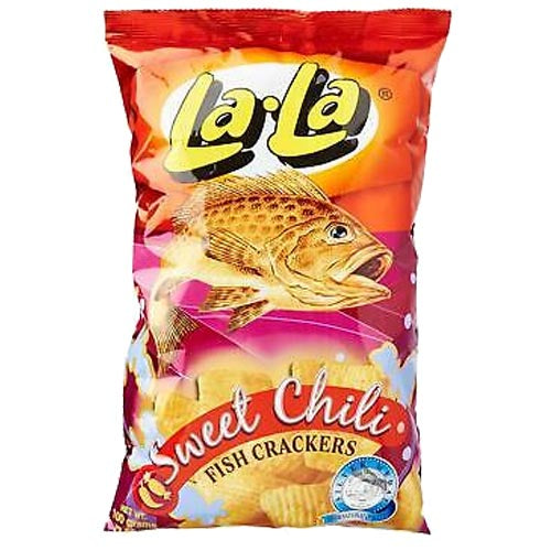 La-La - Fish Crackers - Sweet Chili - 100 G – Sukli - Filipino Grocery ...