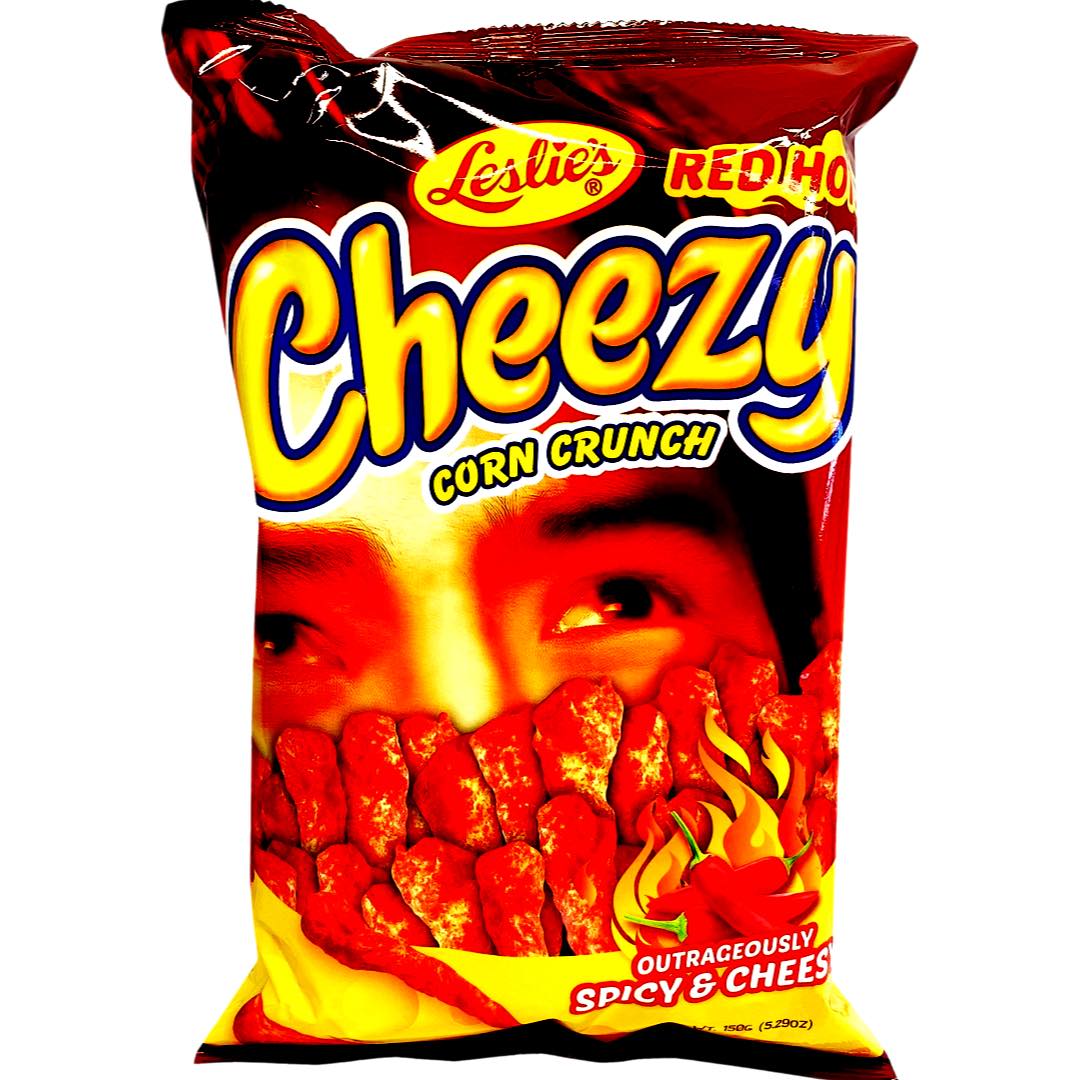 Leslie's - Cheezy Corn Crunch - RED HOT- 150 G – Sukli - Filipino ...