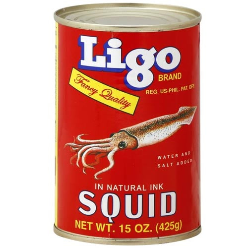 Ligo - Squid in Natural Ink – Sukli - Filipino Grocery Online USA