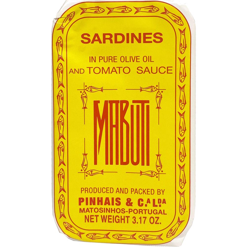 Mabuti - Sardines - In Pure Olive Oil and Tomato Sauce - 3.17 OZ ...