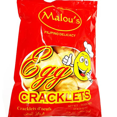 Malou's - Filipino Delicacy - Egg Cracklets - 150 G – Sukli - Filipino ...