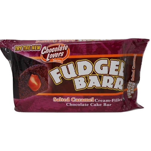 Rebisco - Fudgee Barr Salted Caramel Filled Cream - 10 Pack - 42g ...