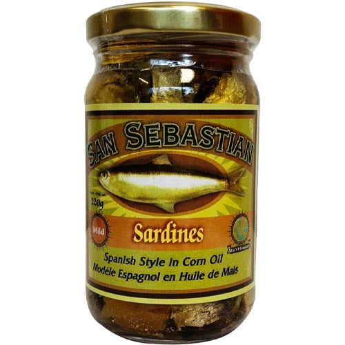 San Sebastian - Sardines - Spanish Style in Corn Oil - Mild - 220 G ...