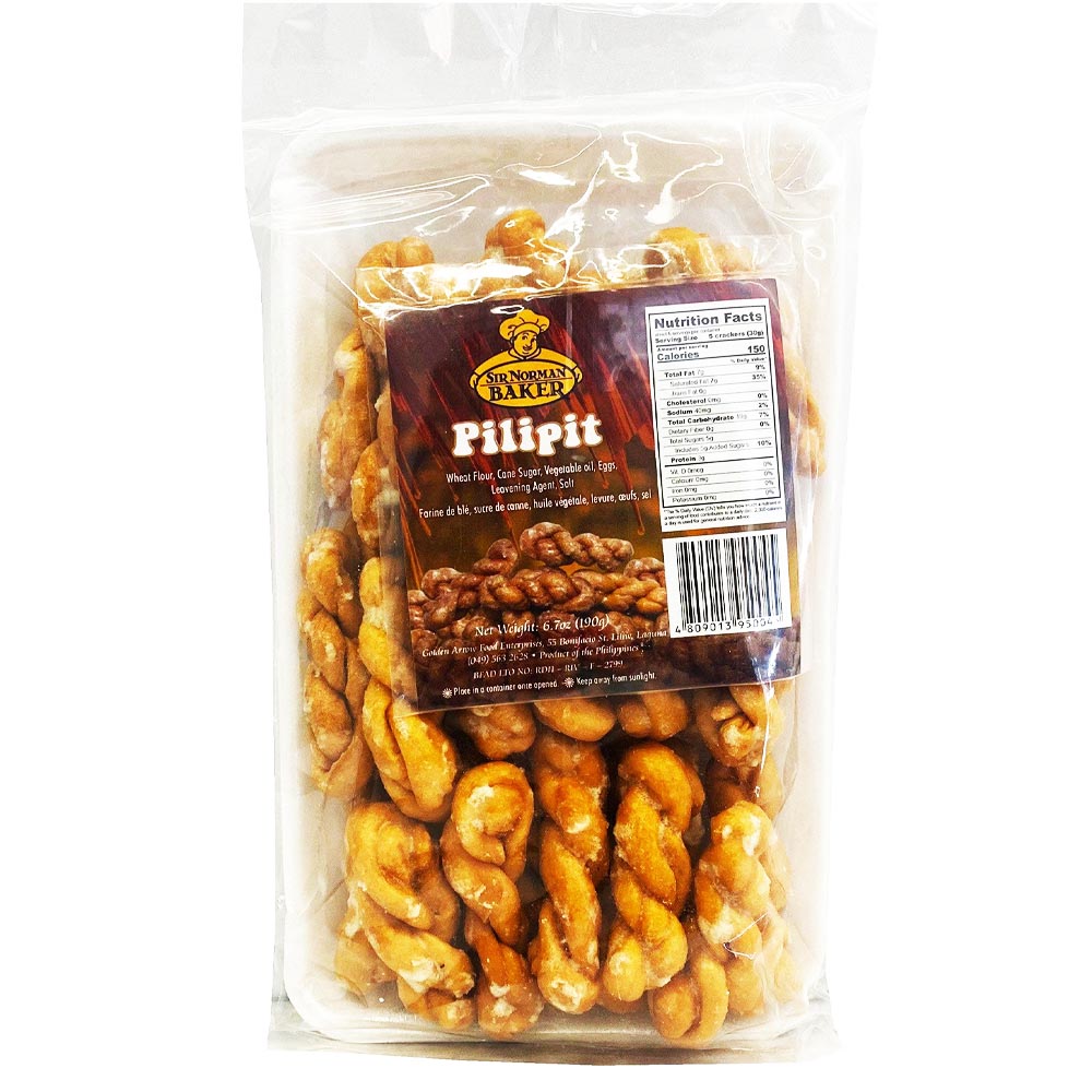 Sir Norman's Baker - Pilipit - 190 G – Sukli - Filipino Grocery Online USA