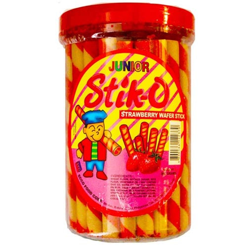 Stik-O Wafer Stick STRAWBERRY (Junior) - 380 G – Sukli - Filipino ...