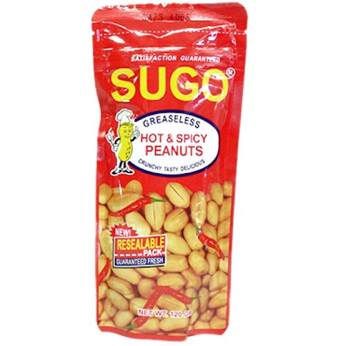 Sugo - Greaseless Hot & Spicy Peanuts - 100 G – Sukli - Filipino ...