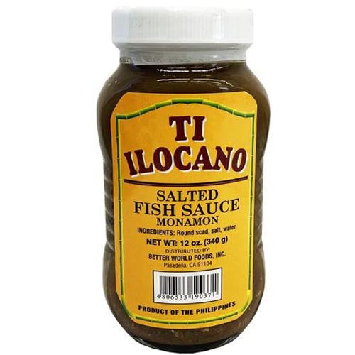 TI Ilocano - Salted Fish Sauce - Monamon - 12 OZ – Sukli - Filipino ...