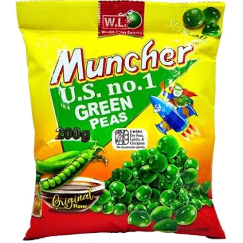 W.L. Foods - Muncher Green Peas - Original Flavor – Sukli - Filipino ...