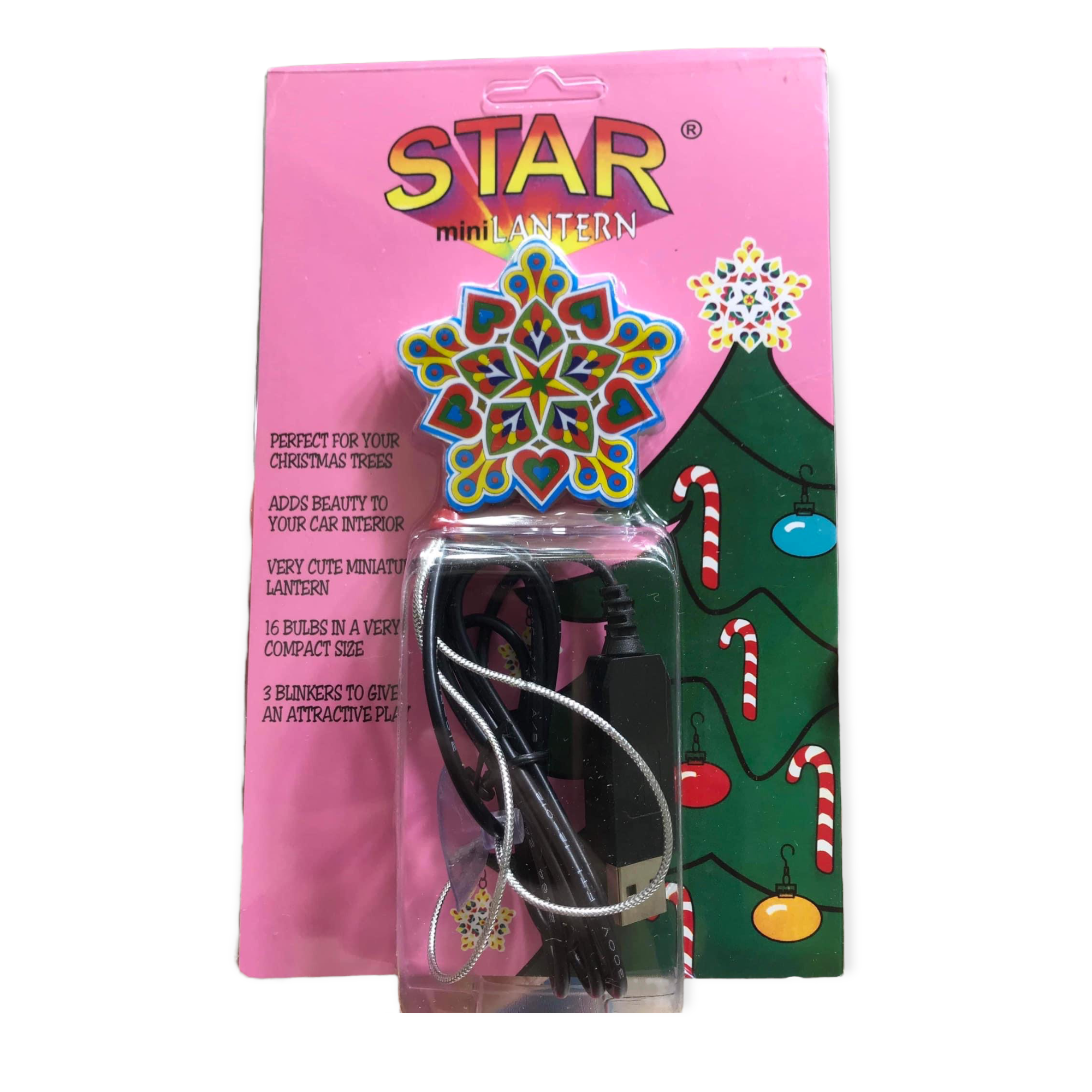 Philippine Star Mini Car Lantern - Mini Parol - USB PLUG 200 G – Sukli ...