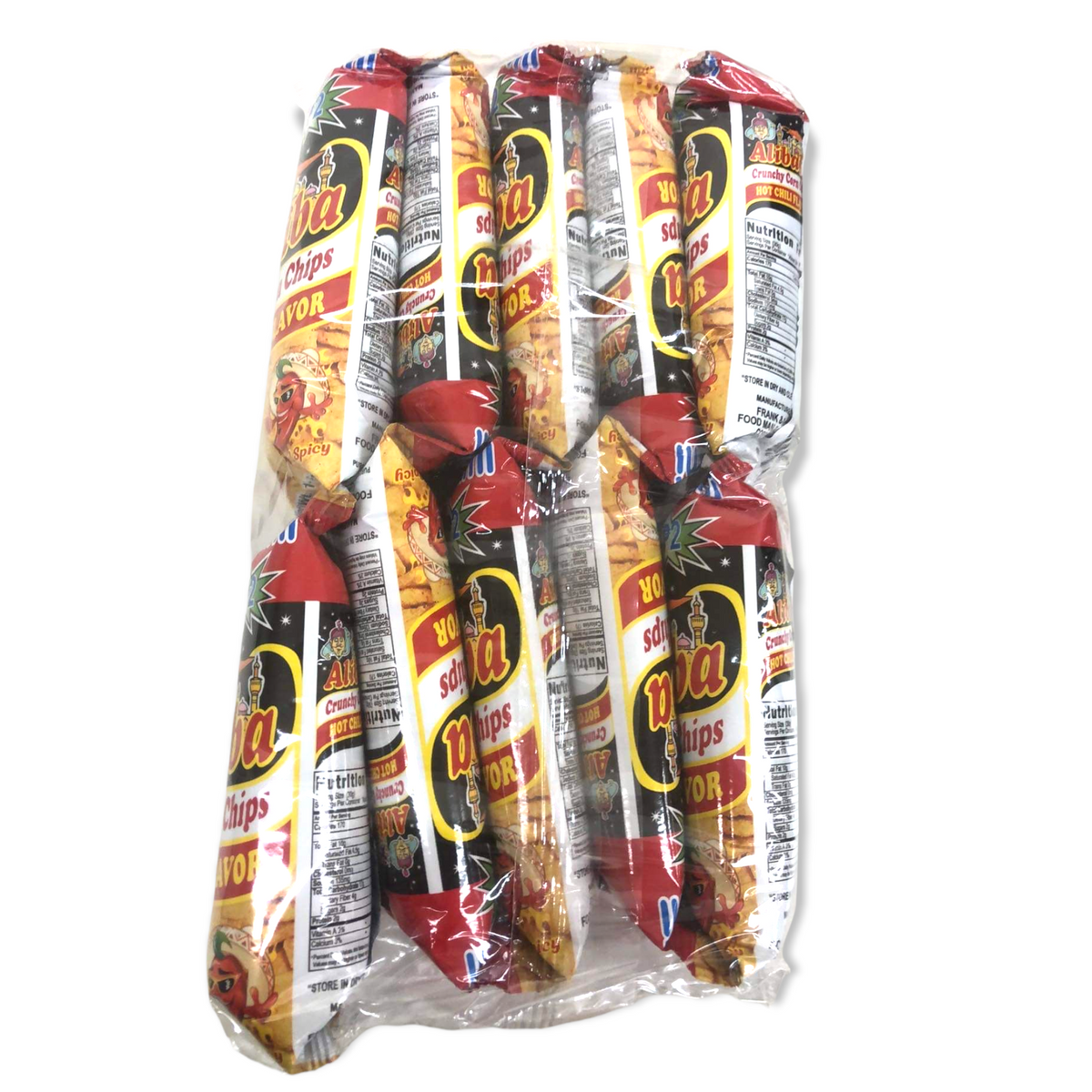 Alibaba Crunchy Corn Chips - Hot Chili Flavor 10g x 10 – Sukli ...