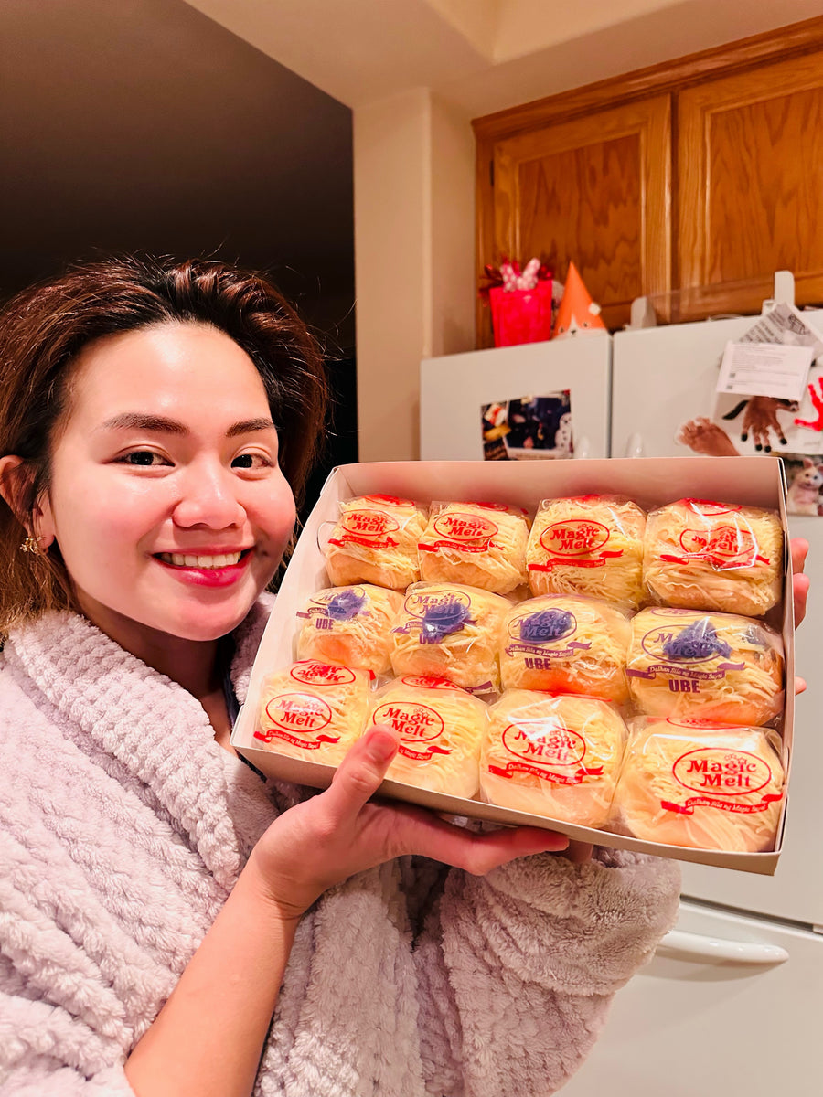 Magic Melt - Brioche (Ensaymada) Regular / UBE / Yema - 12 PCS - 660 G ...